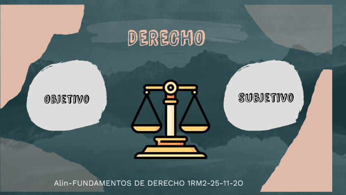 DERECHO OBJETIVO Y SUBJETIVO. by alin luc on Prezi