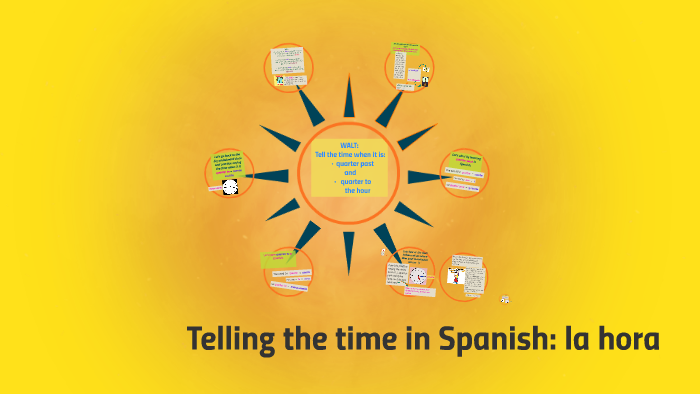 Telling the time in Spanish: la hora by Joanne Wilcock on Prezi