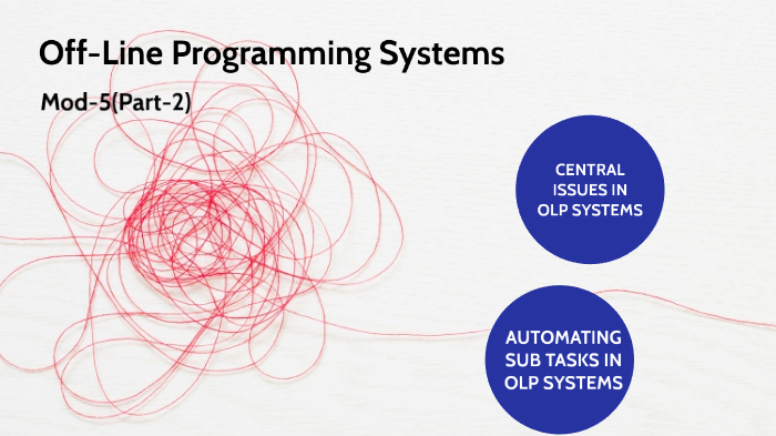 Off-Line Programming Systems by Sumit Mohanty on Prezi