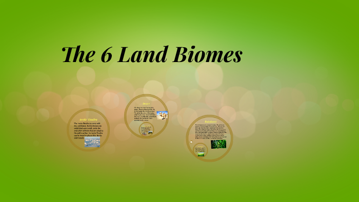 The 6 Land Biomes by cinnamon dunn on Prezi