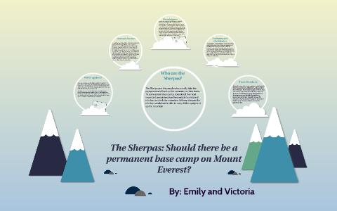 The Sherpas: Should there be a permanent base camp on Mount by Emily ...