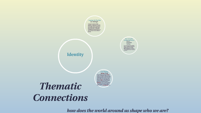 thematic connections by on Prezi
