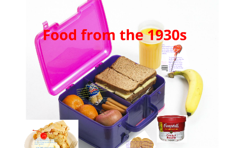 1930 food. by Melanie Miller on Prezi