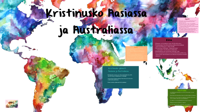 Kristinusko Aasiassa ja Australiassa by Sara-Sofia Hotakainen on Prezi