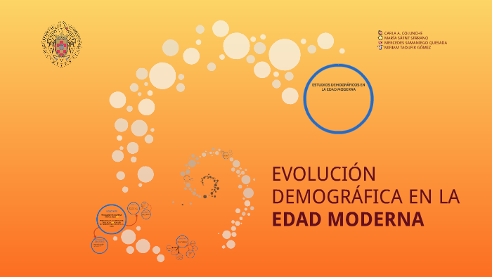 EVOLUCIÓN DEMOGRÁFICA EN LA EDAD MODERNA by Miriam Taoufik Gómez on Prezi