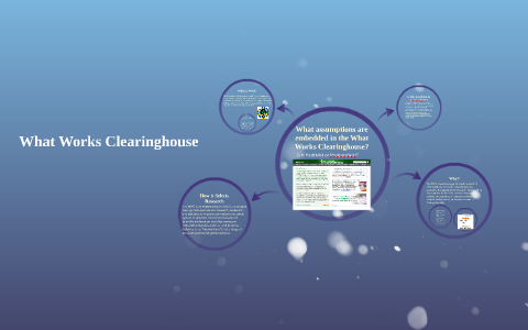 What Works Clearinghouse by Micah Miner on Prezi