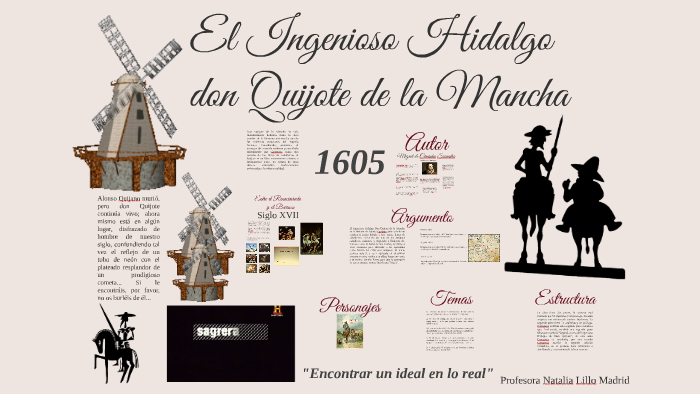 El Ingenioso Hidalgo Don Quijote de la Mancha by Natalia Lillo on Prezi