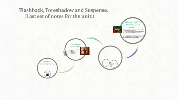 Flashback, Foreshadow and Theme. by Devon Cristofaro