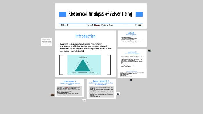 Rhetorical Analysis of Advertising by Kayla Sokunle on Prezi
