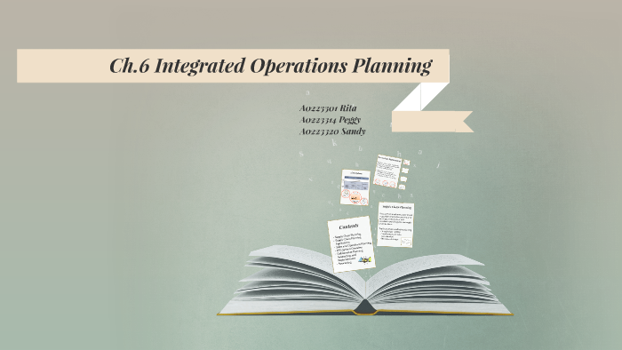 Ch.6 Integrated Operations Planning by Pechi Chen on Prezi