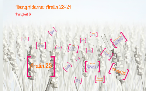 IBONG ADARNA: ARALIN 23-24 by Aira Sino Cruz on Prezi