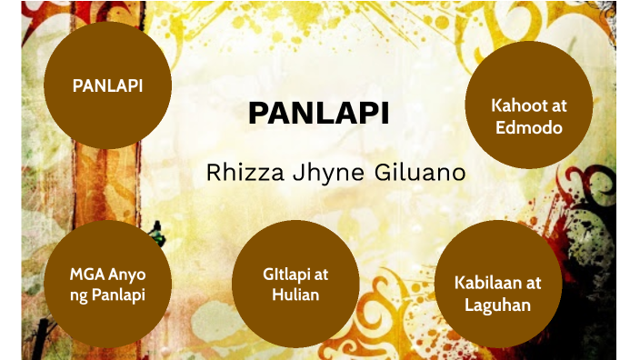 PANLAPI by Rhizza jhyne Giluano on Prezi