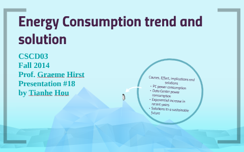 CSCD03, Presentation #18: Computers as energy Hogs by Tianhe Hou on Prezi