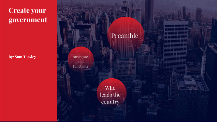 create your own government project by samuel teasley on Prezi