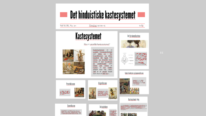 Det hinduistiske kastesystemet by Rebekka Dal on Prezi