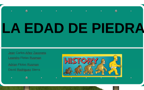 LA EDAD DE PIEDRA by DAVID RODRIGUEZ SIERRA
