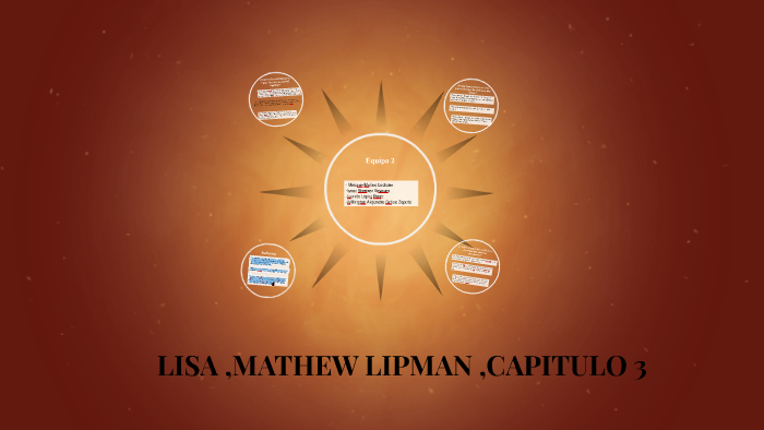 TRABAJO ETICA LISA MATHEW LIPMAN CAPITULO 3 by Juanita López Pérez on Prezi