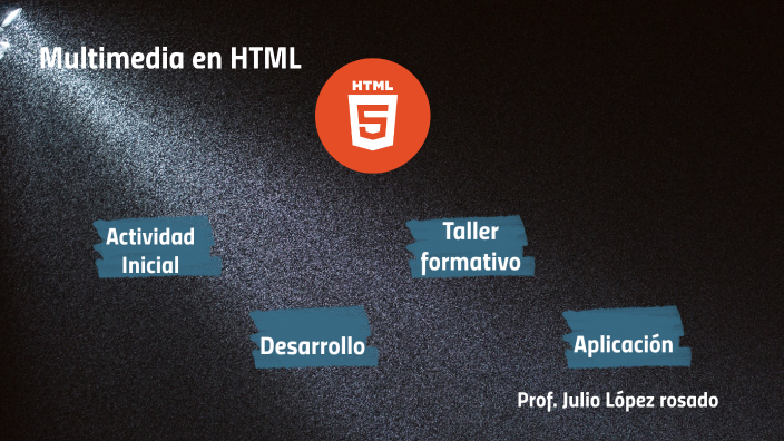 HTML - Clase 5 - Multimedia by Msc Julio López R on Prezi