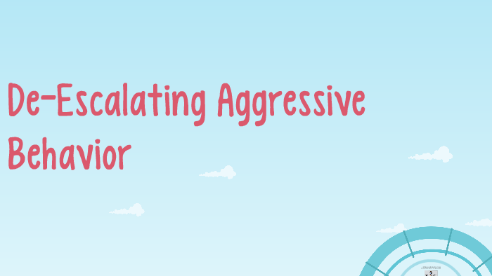 De-Escalating Aggressive Behavior by on Prezi