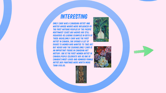 Emily Carr's important facts and stuff that is new by Harsimran Kaur on ...
