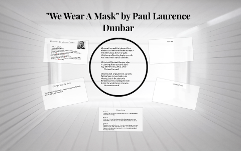 "We Wear A Mask" by Paul Laurence Dunbar by Camrie Kratochvil on Prezi