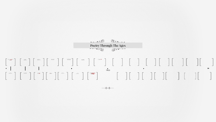 poetry through the ages by Lucy Riddings