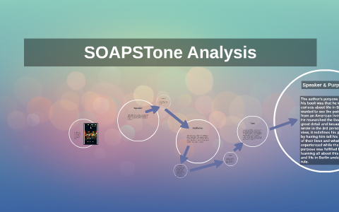 SOAPSTone Analysis by Emily Morgan on Prezi