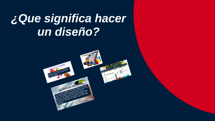 ¿Que significa hacer un diseño? by kevin Ernesto on Prezi