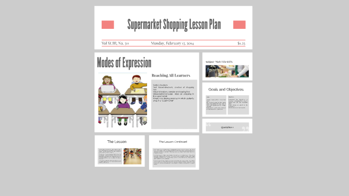 Supermarket Shopping Lesson Plan by Allyssa Masiello on Prezi