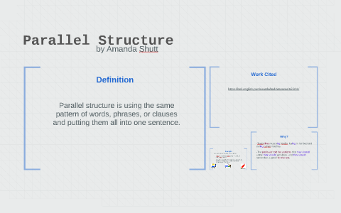 Parallel Structure by Amanda Shutt on Prezi