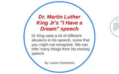 Dr. Martin Luther King Jr's "I Have a Dream" speech by Lindsay Rhodes ...
