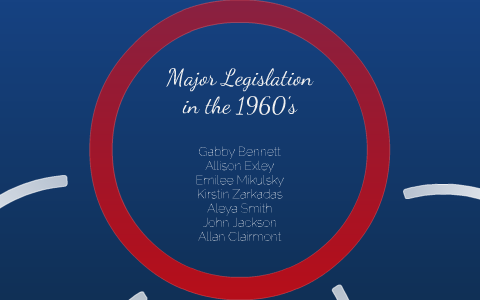 Major Legislation in the 1960's by Emilee Mikulsky on Prezi