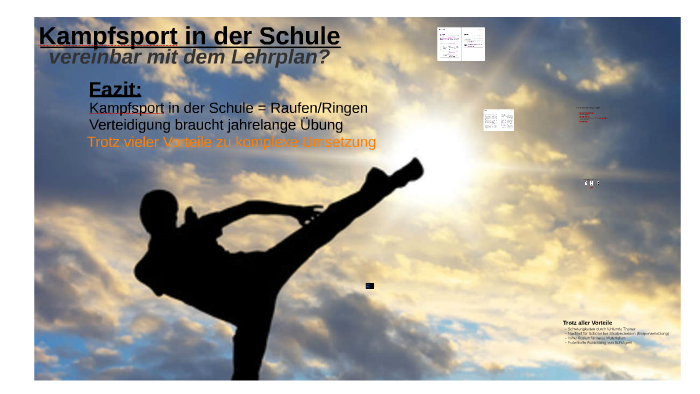 Kampfsport in der Schule - vereinbar mit dem Lehrplan? by Tim ...