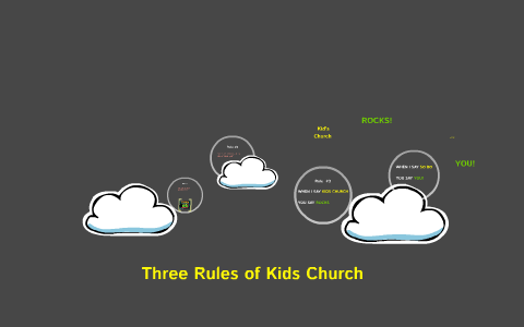 THREE RULES OF KIDS CHURCH by Chelsey Binns on Prezi