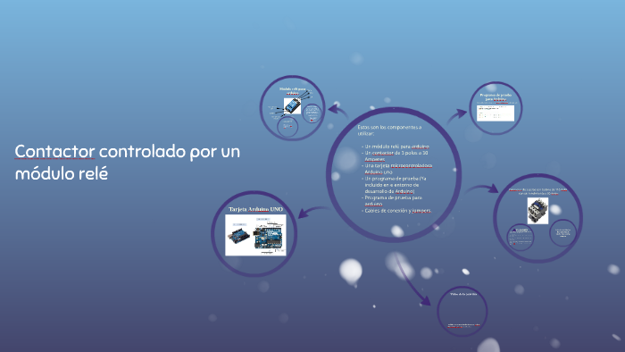 Contactores controlados con un rele para arduino by Raúl Sánchez ...