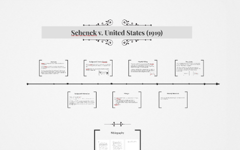 Schenck v. United States (1919) by Fiona Davey on Prezi