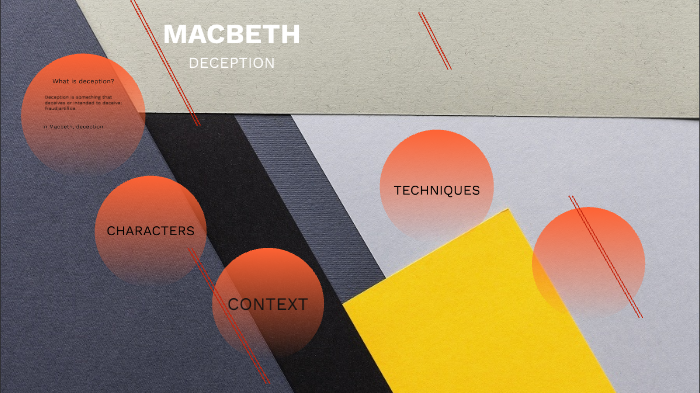 Macbeth: Deception by G S on Prezi
