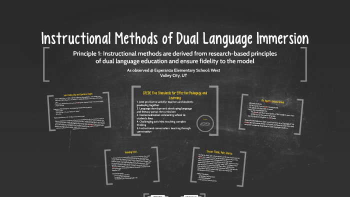 Instructional Methods of Dual Language Immersion by Madasyn McGlothlin ...