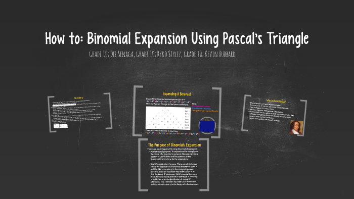 How to: Binomial Expansion Using Pascal’s Triangle by Kevin Hubbard on ...