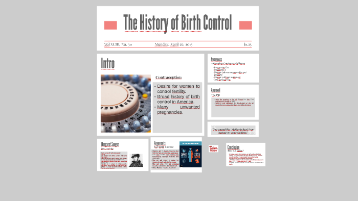 The History of Birth Control by Michael Vu on Prezi