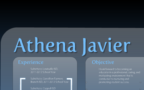 Athena's Resume by Athena Javier on Prezi