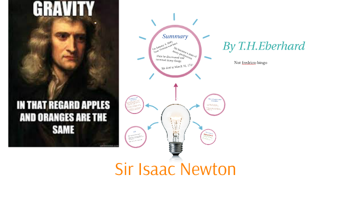 Sir Isaac Newton by Travis Eberhard on Prezi