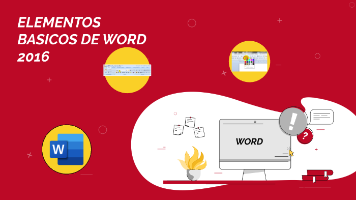 ELEMENTOS BÁSICOS DE WORD 2016 by paola garcia on Prezi