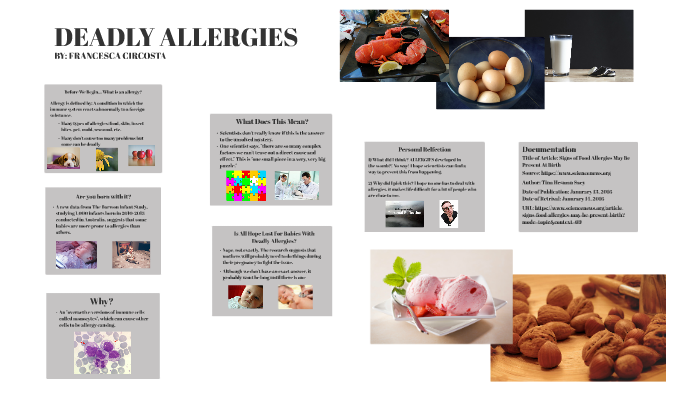DEADLY ALLERGIES by Francesca Circosta on Prezi