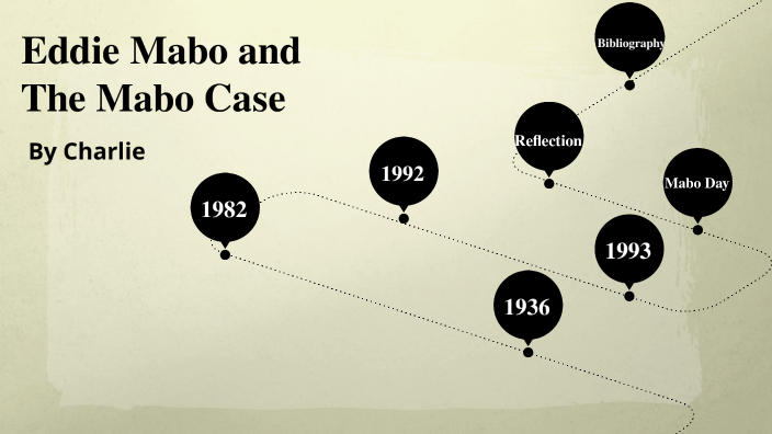 Eddie Mabo and The Mabo Case by Charlie Whittaker on Prezi