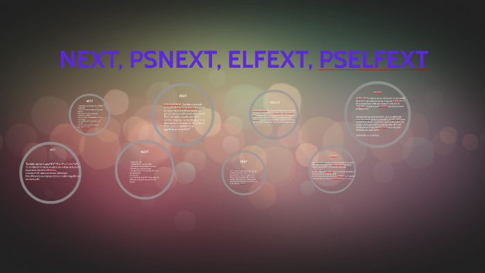 NEXT, PSNEXT, ELFEXT, PSELFEXT by kjhjkj uguu on Prezi