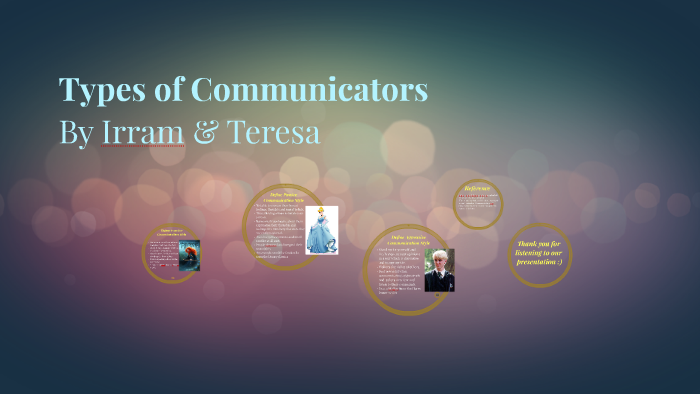 Types of Communicators by Irram Butt on Prezi