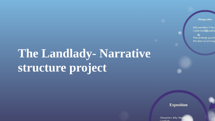 The Landlady-Narative structure project by henry perez on Prezi
