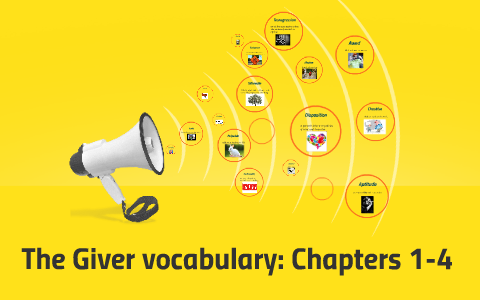 The Giver vocabulary: Chapters 1-4 by Tiffany Davis on Prezi