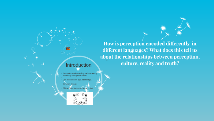 How is perception encoded differently in different language by Dani ...